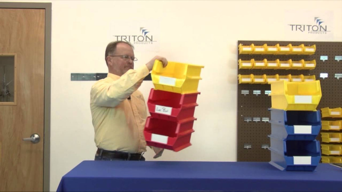 Storage Bins - Pegboard and Stacking Bins by TritonProductsFilms (7 ye ...